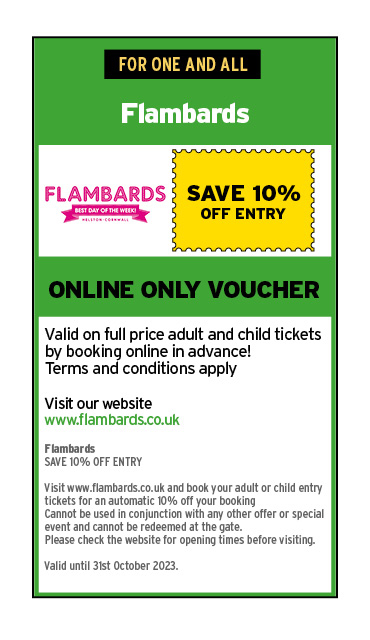 FOR ONE AND ALL - DISCOUNT VOUCHERS