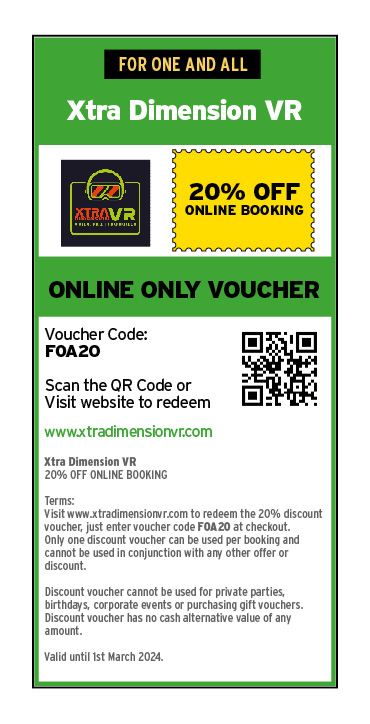 FOR ONE AND ALL - DISCOUNT VOUCHERS